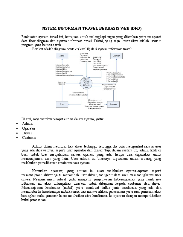 (DOC) SISTEM INFORMASI TRAVEL BERBASIS WEB