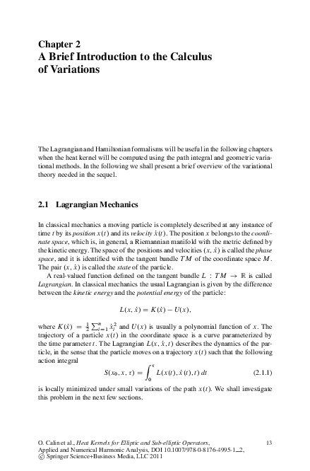 (PDF) A Brief Introduction to the Calculus of Variations