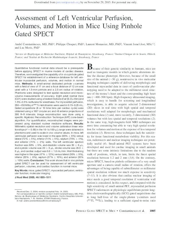 (PDF) Assessment of left ventricular perfusion, volumes, and motion in ...