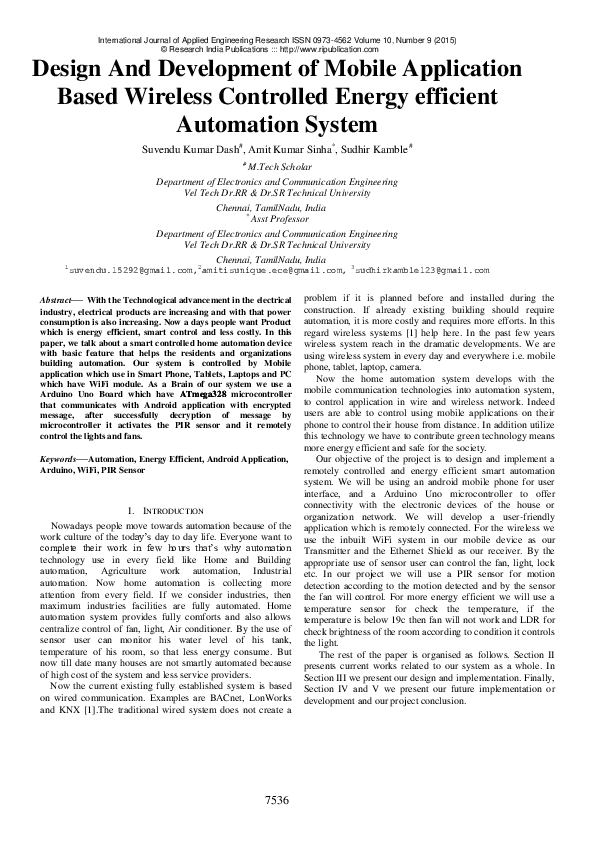 (PDF) IEEE Paper Template in A4 (V1 | suidhir kamble - Academia.edu