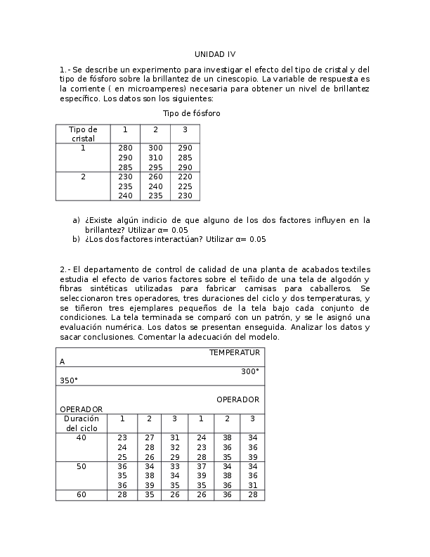 (DOC) UNIDAD IV ejercicios de 2 y 3 factores
