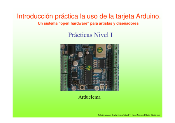 (PDF) Arduino Practicas