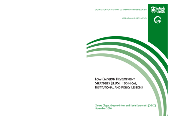 (PDF) LOW-EMISSION DEVELOPMENT STRATEGIES (LEDS): TECHNICAL, INSTITUTIONAL AND POLICY LESSONS