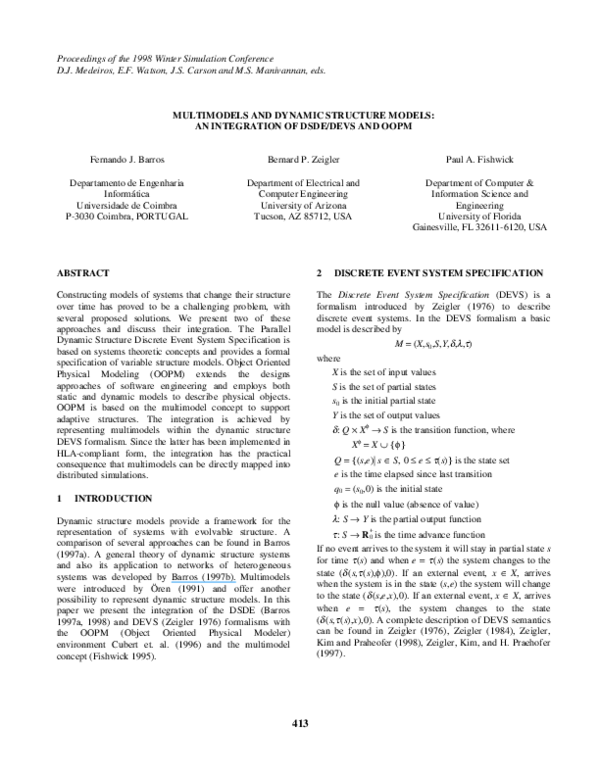 (PDF) Multimodels and Dynamic Structure Models: An Integration of DSDE ...