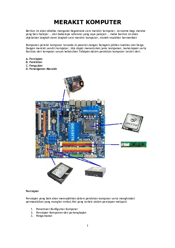 (PDF) Modul Merakit Komputer