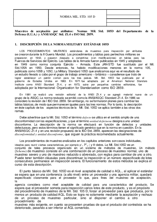(PDF) Norma-mil-std-105d