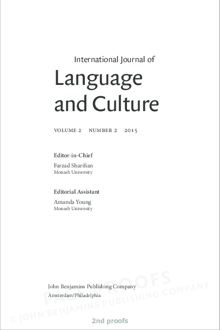 Language and cultural values: Adventures in applied ethnolinguistics ...