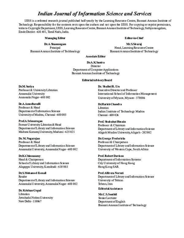 (PDF) A Bibliometric Analysis of the Journal of Information Science ...