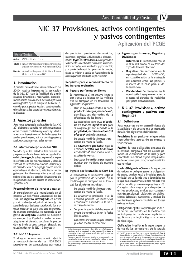 (PDF) NIC 37 Provisiones