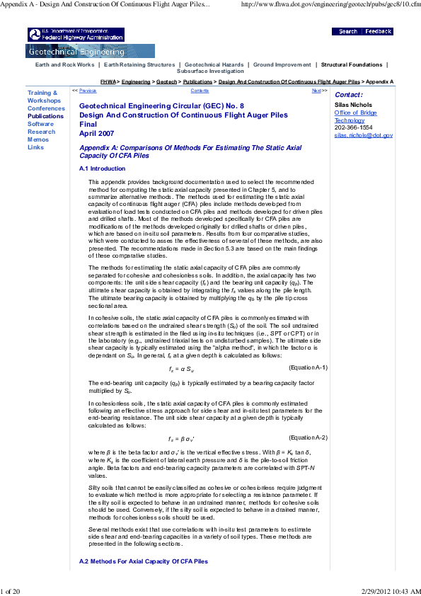 3. Appendix A - Design And Construction Of Continuous Flight Auger ...