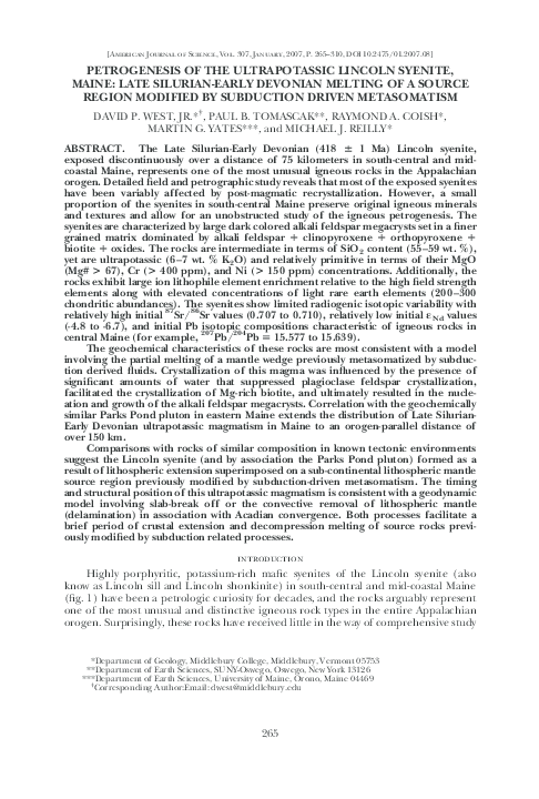 (PDF) Tectonic setting and regional correlation of Ordovician metavolcanic rocks of the Casco ...