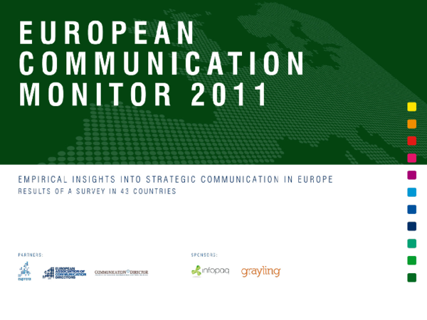 (PDF) European Communication Monitor 2011. Empirical insights into ...
