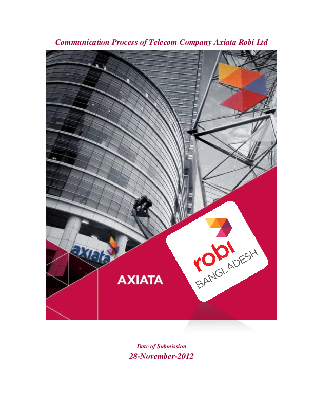 (PDF) Internal Communication Process of Robi Axiata Limited