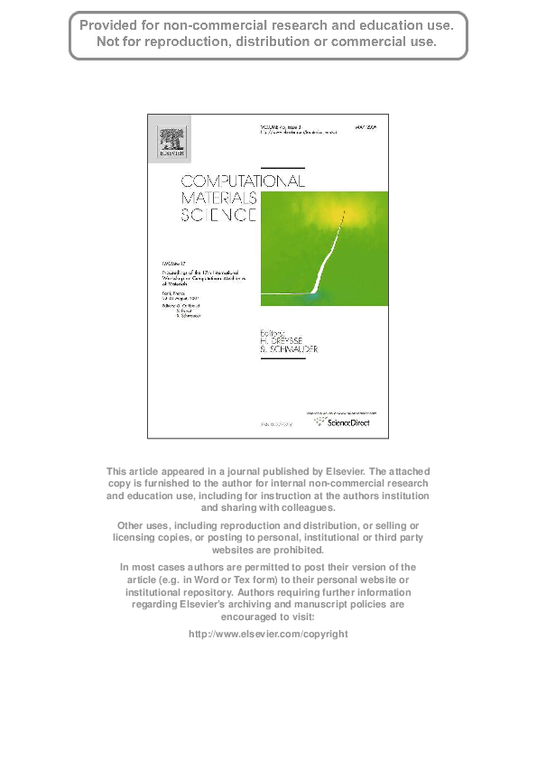 (PDF) An extended Mori–Tanaka homogenization scheme for finite strain ...