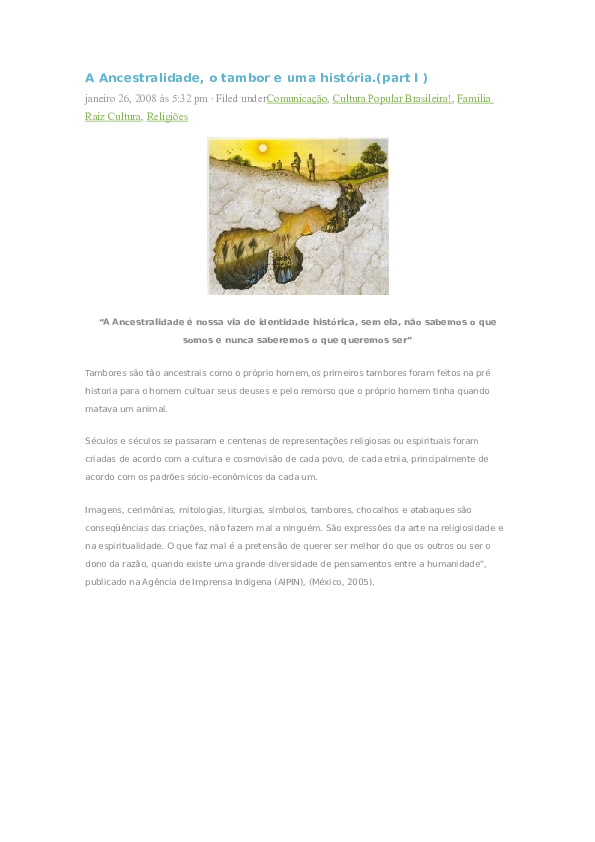 (DOC) A Ancestralidade | Rosane Menezes - Academia.edu