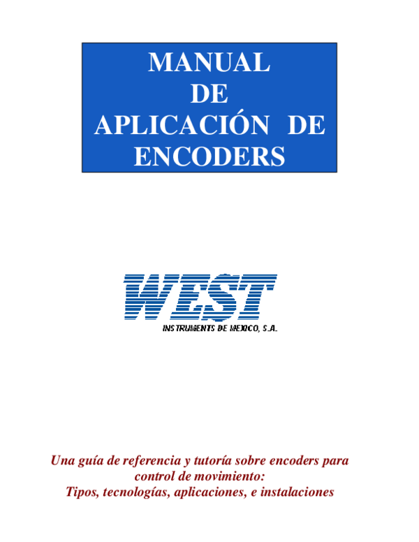 (PDF) 4.-Manual de Aplicacion de Encoders