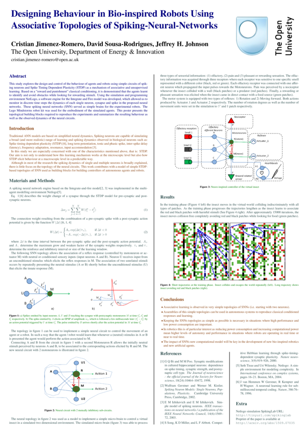 (PDF) Designing Behaviour in Bio-inspired Robots Using Associative Topologies of Spiking-Neural ...