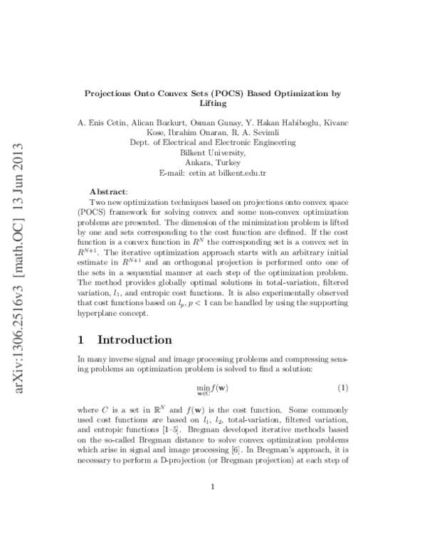 Pdf Introduction To Convex Optimization Pdf Télécharger Download