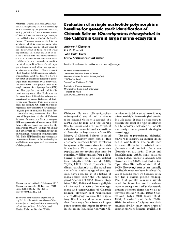 (PDF) Evaluation of Single Nucleotide Polymorphism Typing with Invader ...