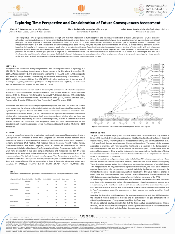 (PDF) Exploring Time Perspective and consideration of Future ...