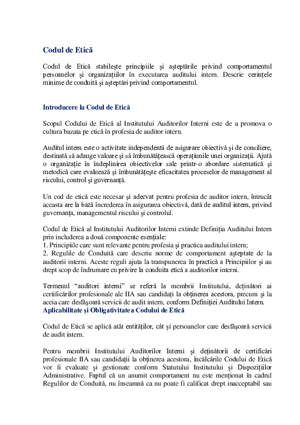 (PDF) Cod Etic Audit