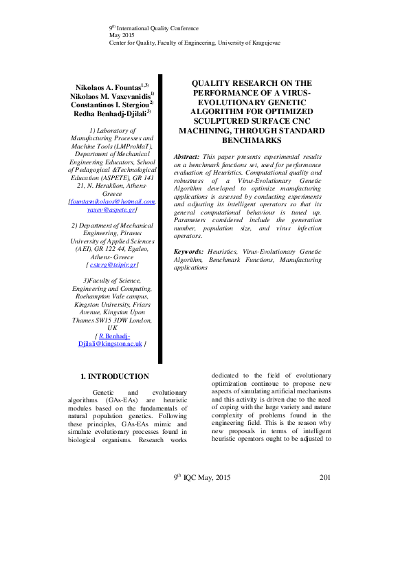 Pdf Static And Adaptive Mutation Techniques For Genetic Algorithm A Systematic Comparative