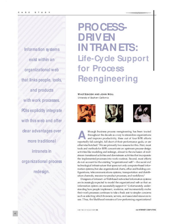 (PDF) Process-driven intranets: life-cycle support for process ...