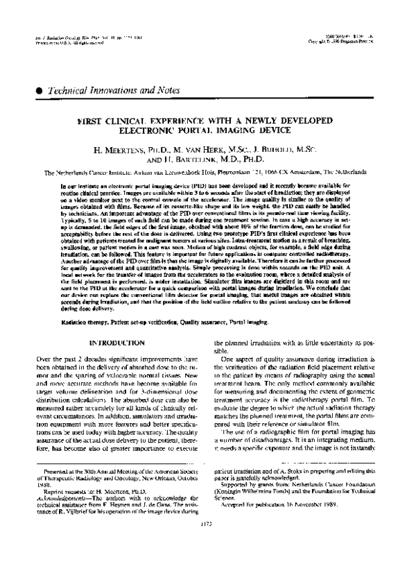 (PDF) First clinical experience with a newly developed electronic ...