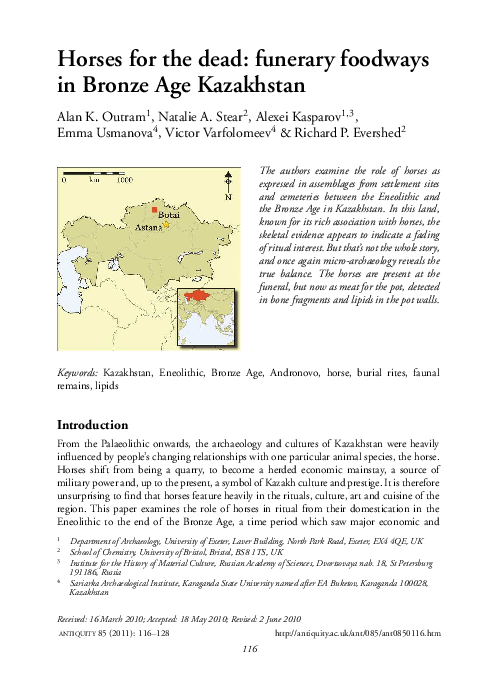 Alan K. Outram, Natalie A. Stear, Alexei Kasparov, Emma Usmanova ...