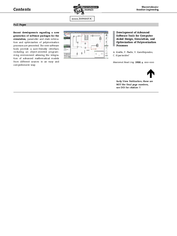 (PDF) Development of Advanced Software Tools for Computer-Aided Design, Simulation, and ...