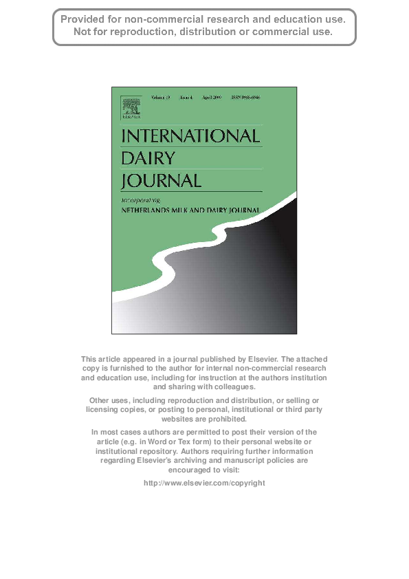 (PDF) Screening for and characterization of Lactococcus lactis ...