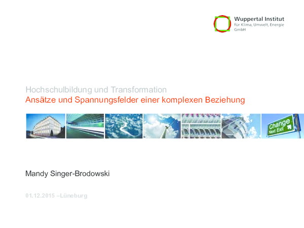 (PDF) Bildung und Transformation - Ansätze und Spannungsfelder einer ...