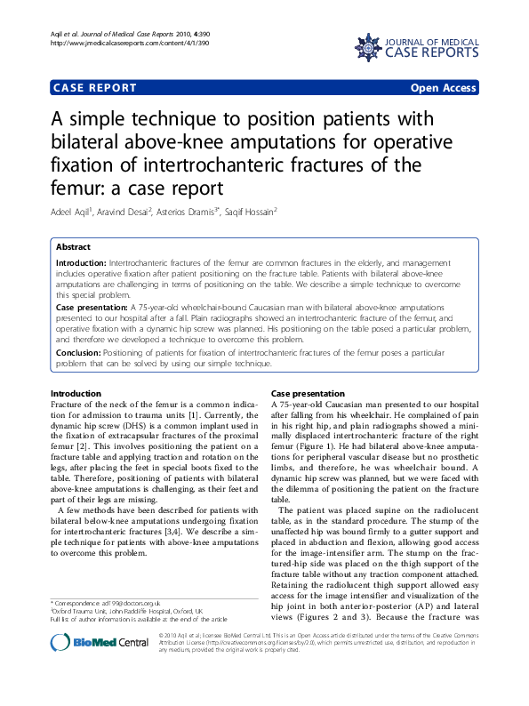 (PDF) A simple technique to position patients with bilateral above-knee ...