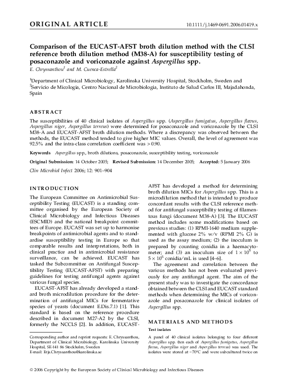 (PDF) A comparative study of the disc diffusion method with the broth ...