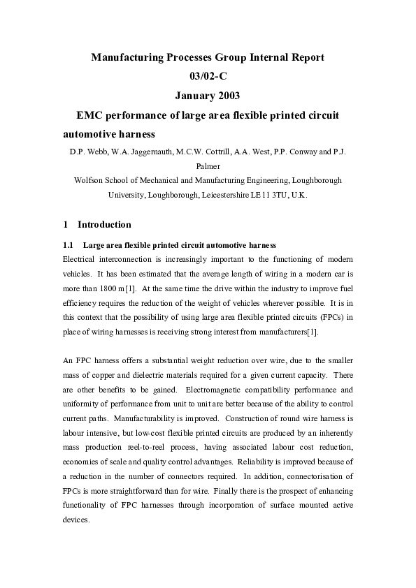 (PDF) Electromagnetic compatibility performance of large area flexible ...