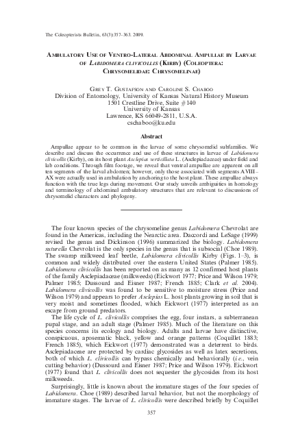 (PDF) Gustafson, G. & C.S. Chaboo. 2009. Ambulatory use of abdominal ...