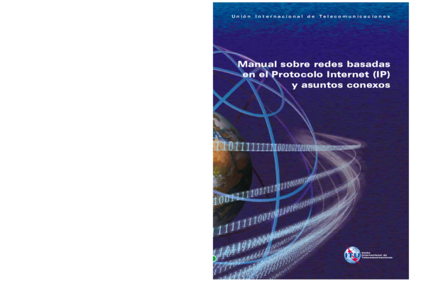 (PDF) Manual sobre redes basadas en el Protocolo Internet (IP) y asuntos conexos