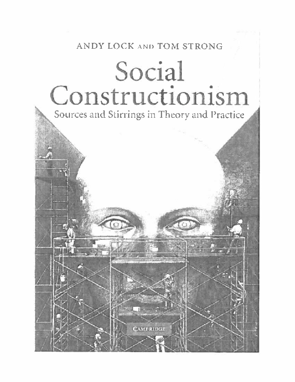 (PDF) Social Constructionism: Sources and Stirrings in Theory and Practice.