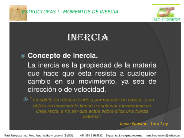 (PPT) Momentos de inercia radio de giro modulo resistente 22 10 15