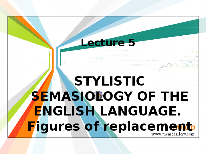 (PPT) English stylistics. Figures of replacement: metaphor, metonymy ...