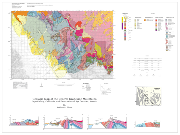 (PDF) Geologic Map of the Central Grapevine Mountains, Inyo County ...