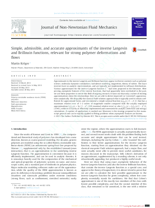 (PDF) Simple, admissible, and accurate approximants of the inverse ...