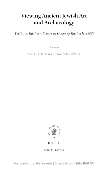(PDF) The Open Torah Ark: An Iconographic Type in Late Antique Rome and ...