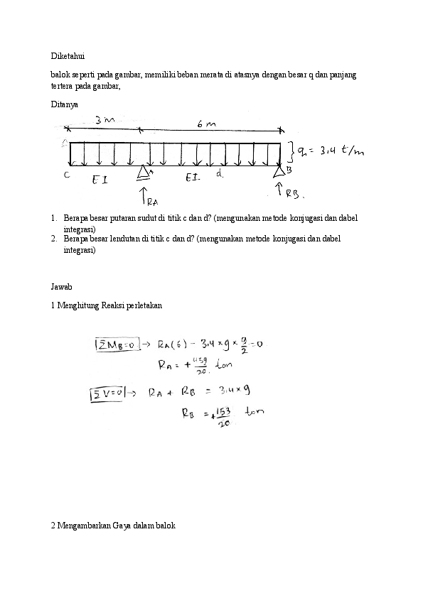 (DOC) Deformasi Balok