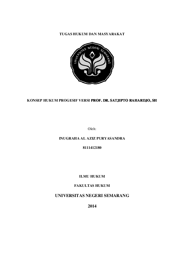(PDF) Hukum Progresif