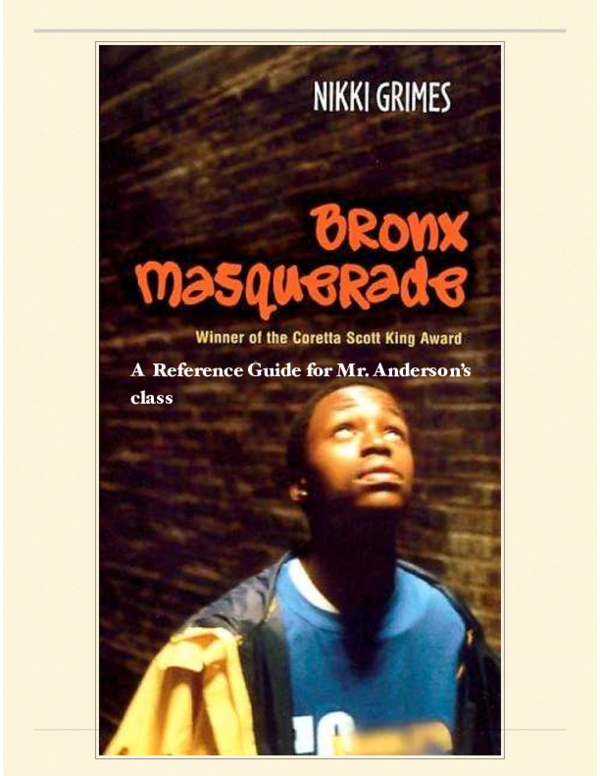 (PDF) Bronx Masquerade Reference | Ghassen Ben Yahia - Academia.edu