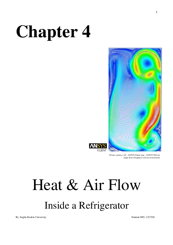 (PDF) Heat & Air Flow - Inside a Refrigerator