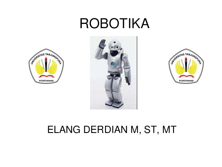 (PDF) 1. Pengantar ROBOTIKA