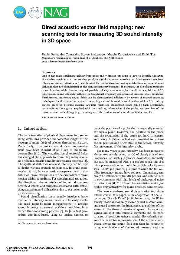 (PDF) Direct acoustic vector field mapping: new scanning tools for ...