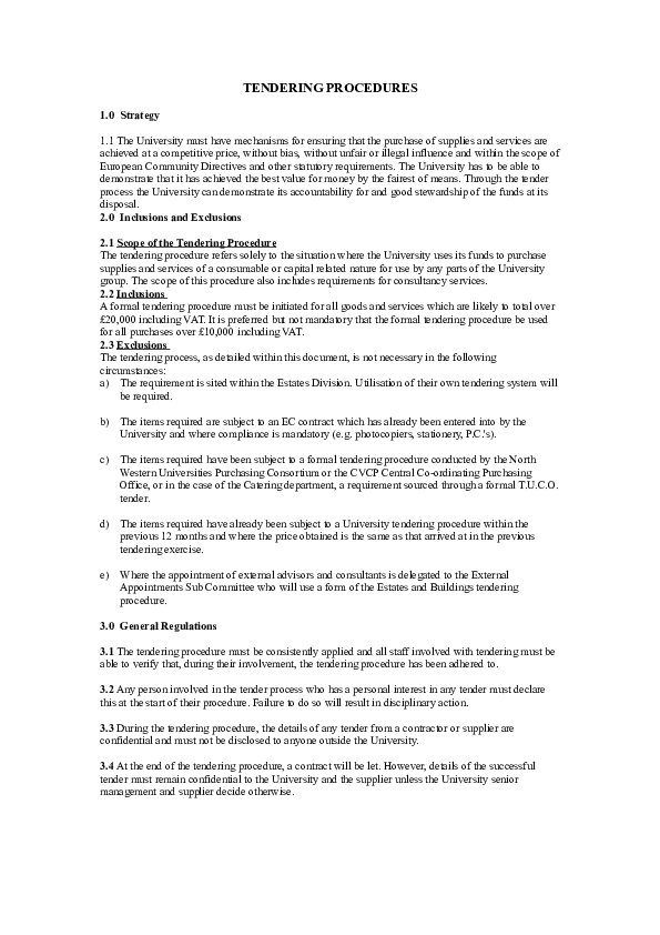(DOC) Tendering-procedures